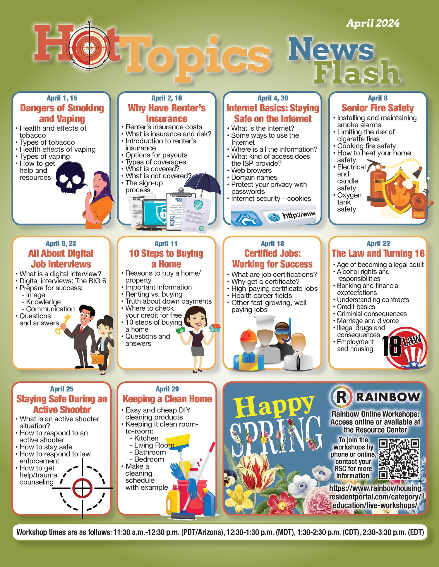 Resident Portal - Live Workshops