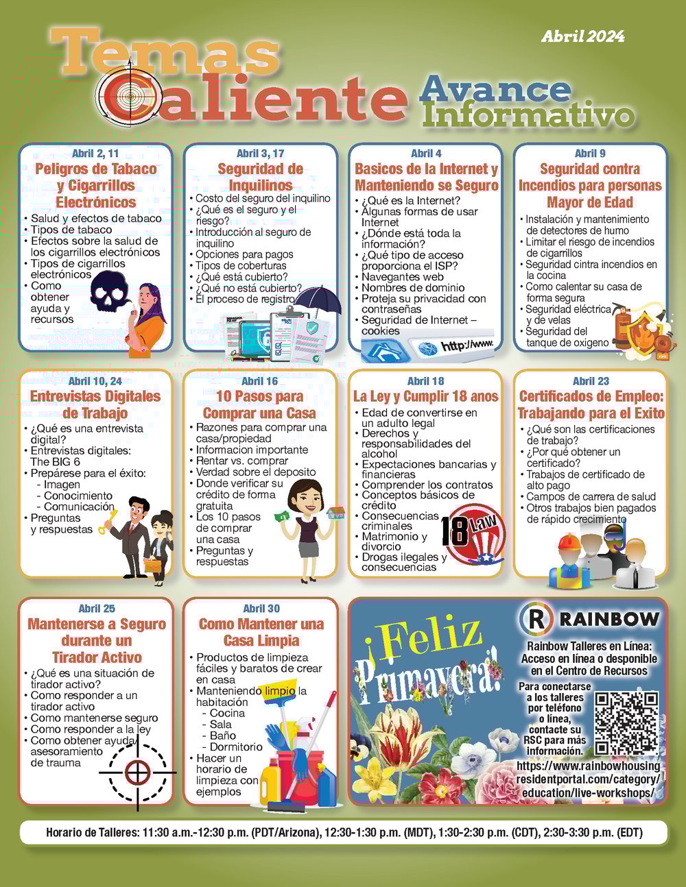 Resident Portal - Live Workshops