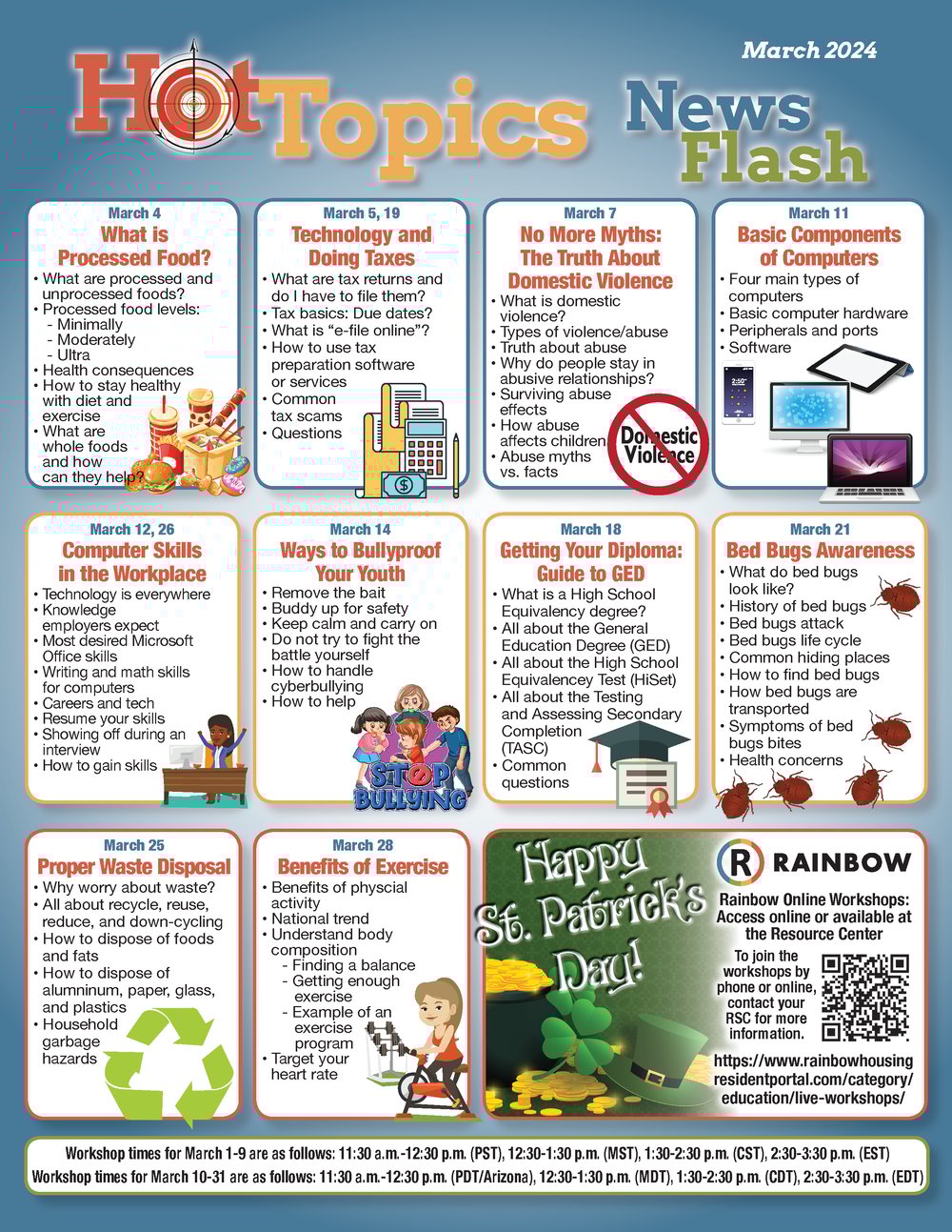 Resident Portal - Live Workshops